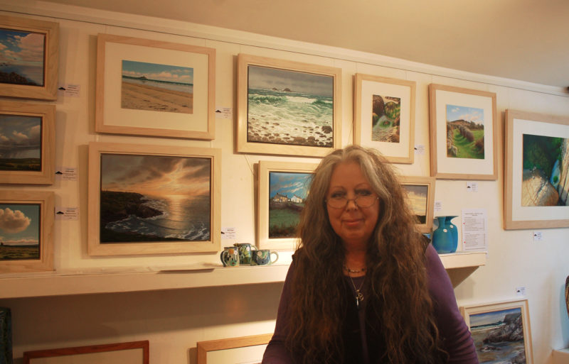 Exhibitions of oil paintings by Landscape and Seascape Artist Sarah Vivian